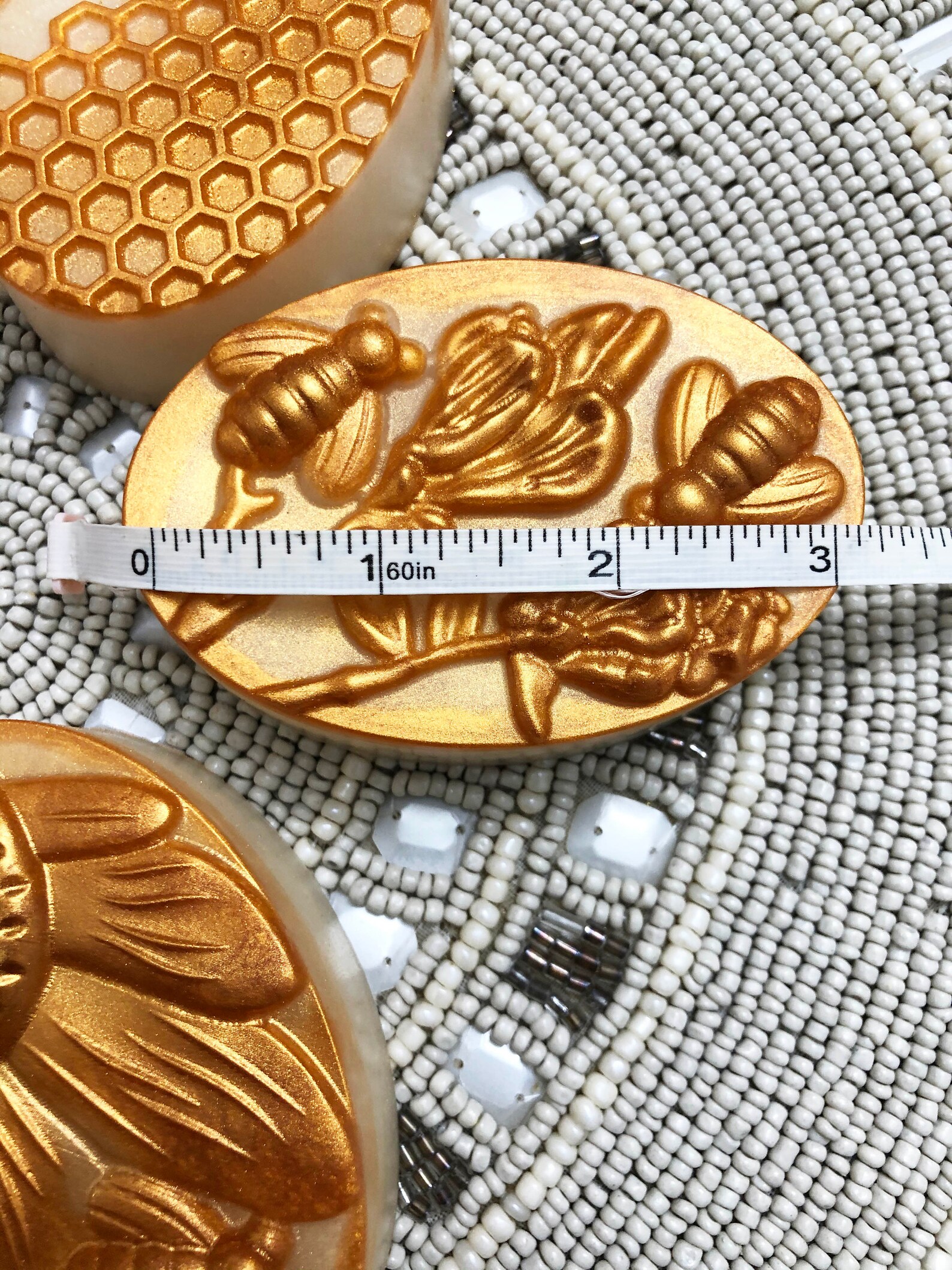 Bee Soap Oval Honey Bee Soap Honey Bee Decor Mother's | Etsy