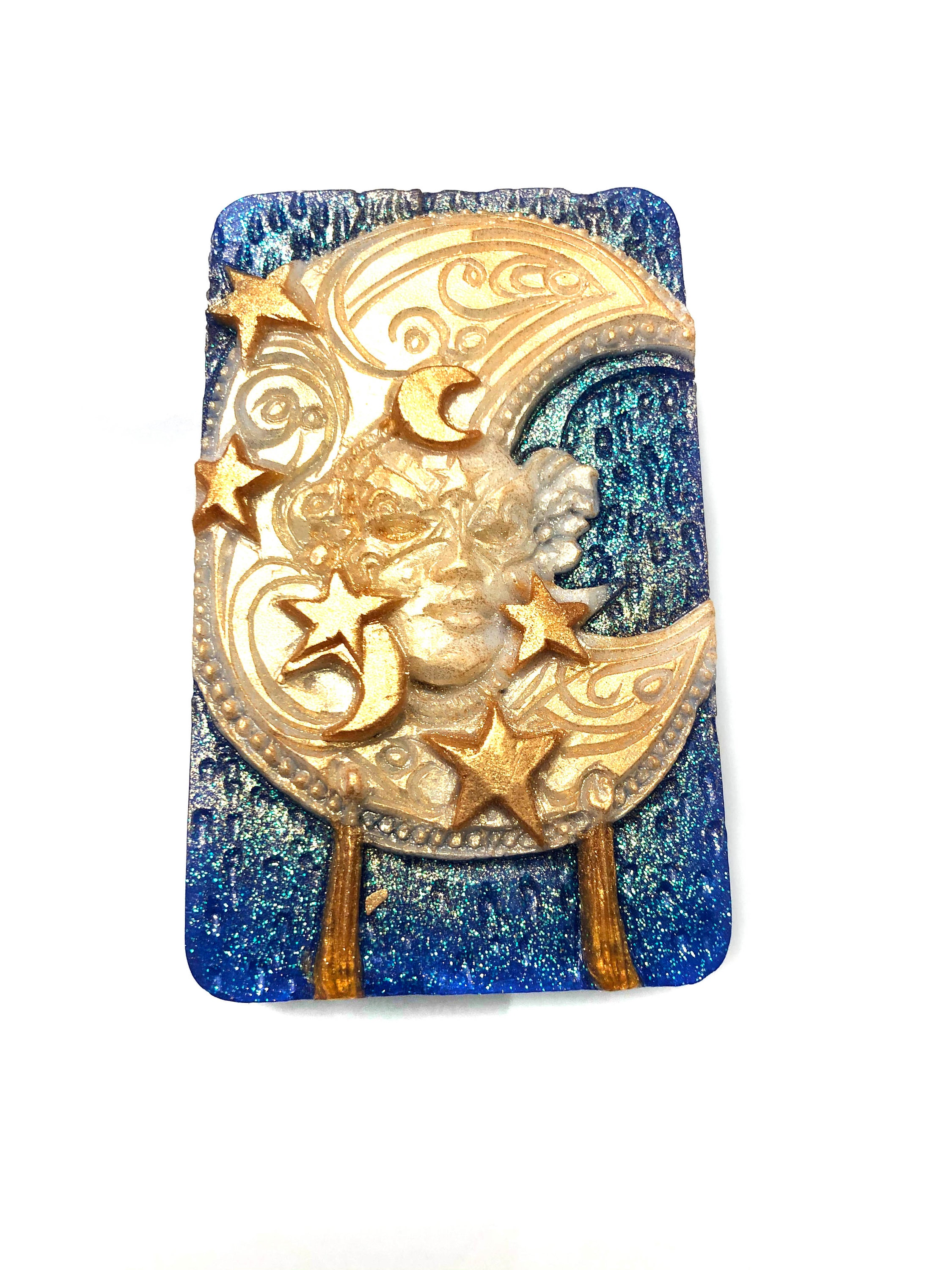 Moon Soap Celestial Soap Moon Goddess Glitter Soap Gift | Etsy