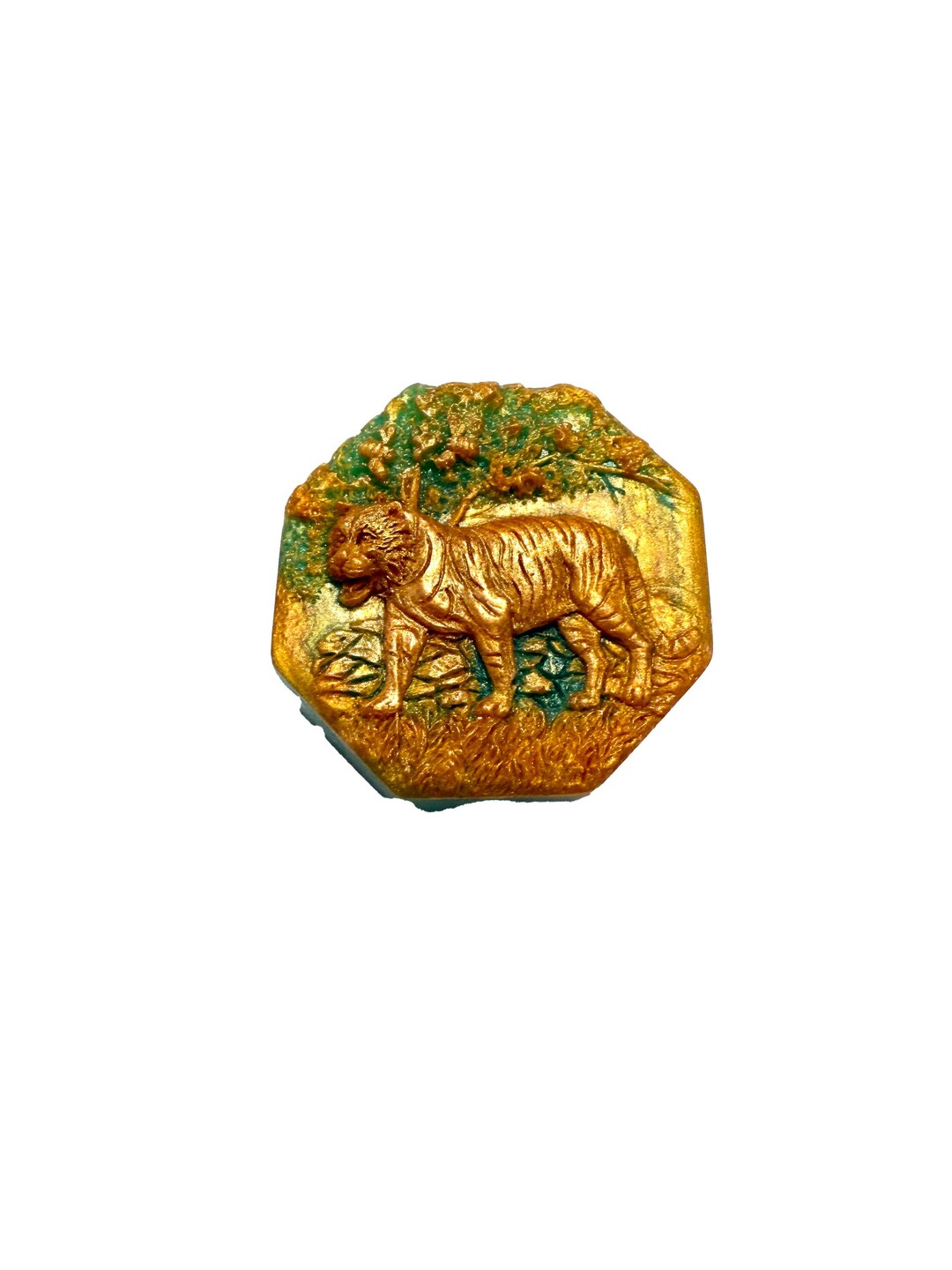 Year of the Tiger Soap – Gold Tiger Octagon Bar – Lunar New Year Decor ...