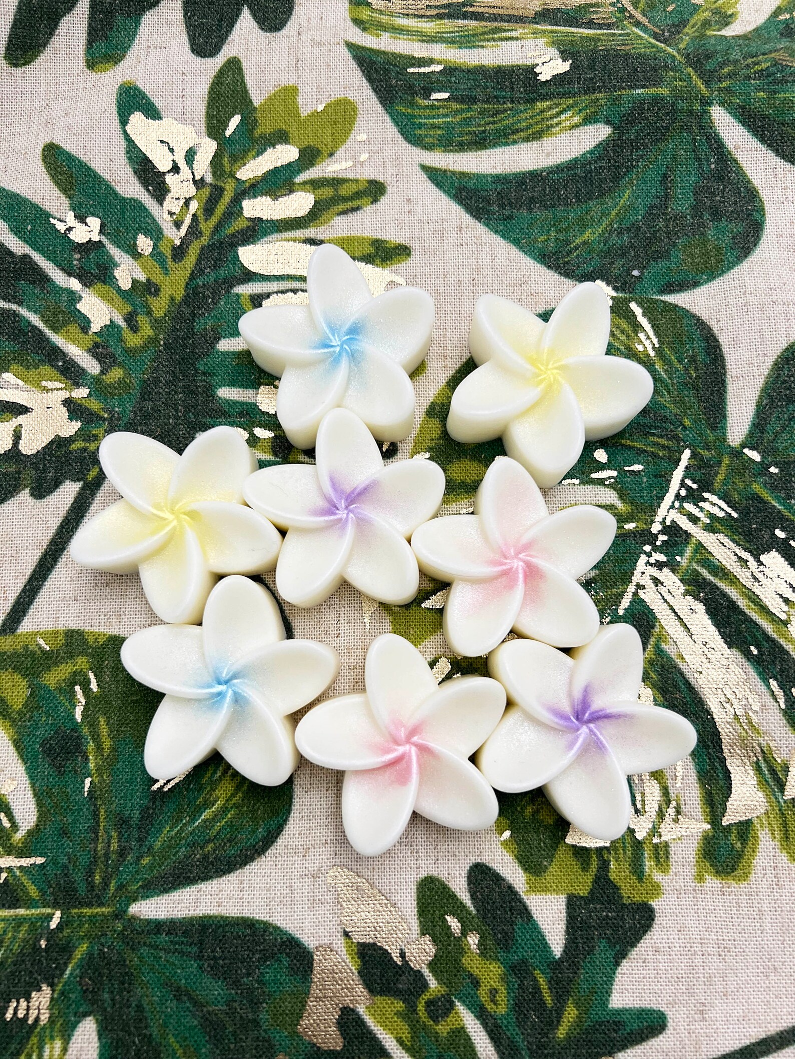 Plumeria Mini Soap Set: Hawaiian Decor for Your Tropical Bathroom, Luau ...