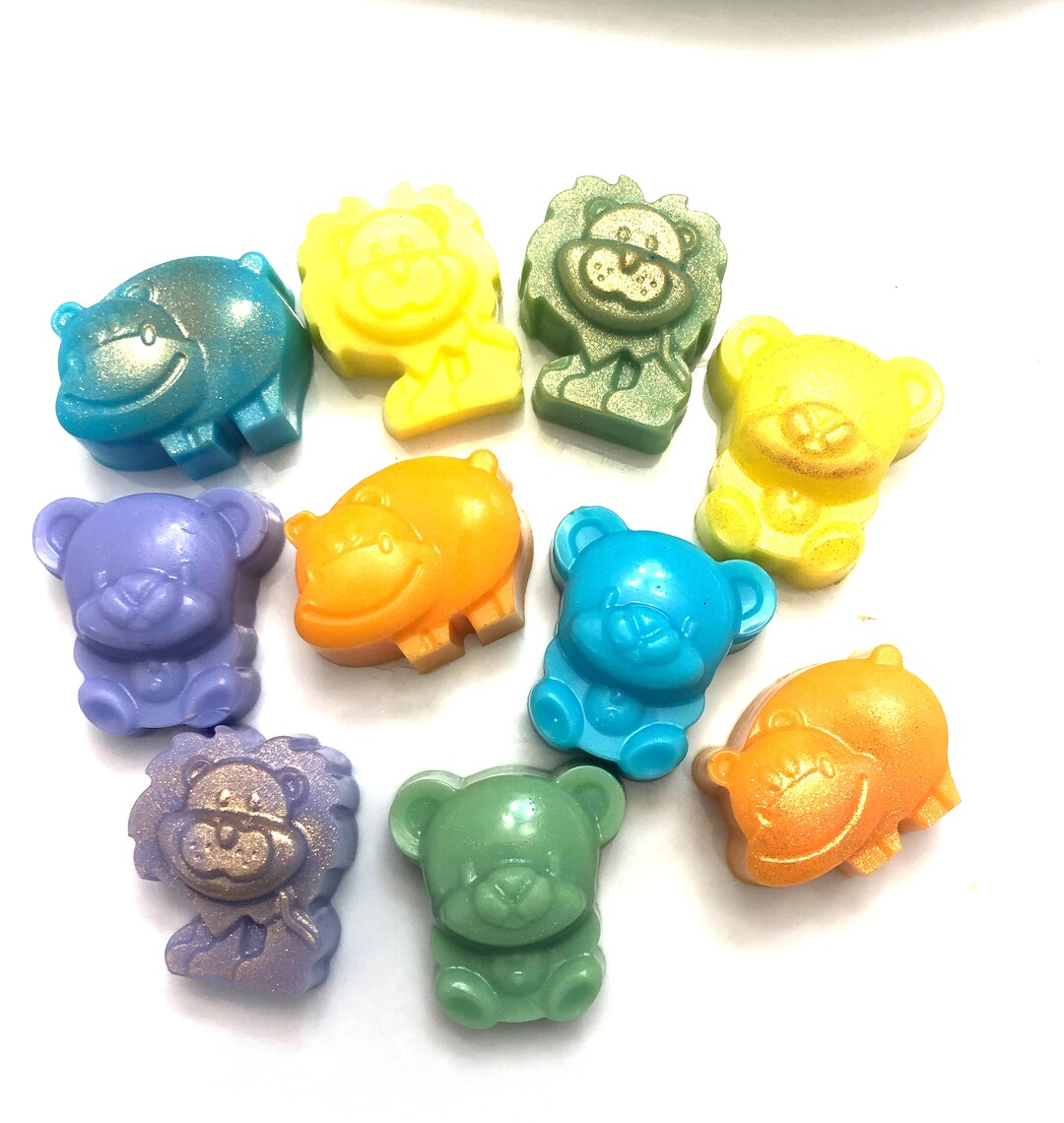 Zoo Soap, Jungle Baby Shower, Zoo Party Favors, 8 Piece Set, Hippo ...