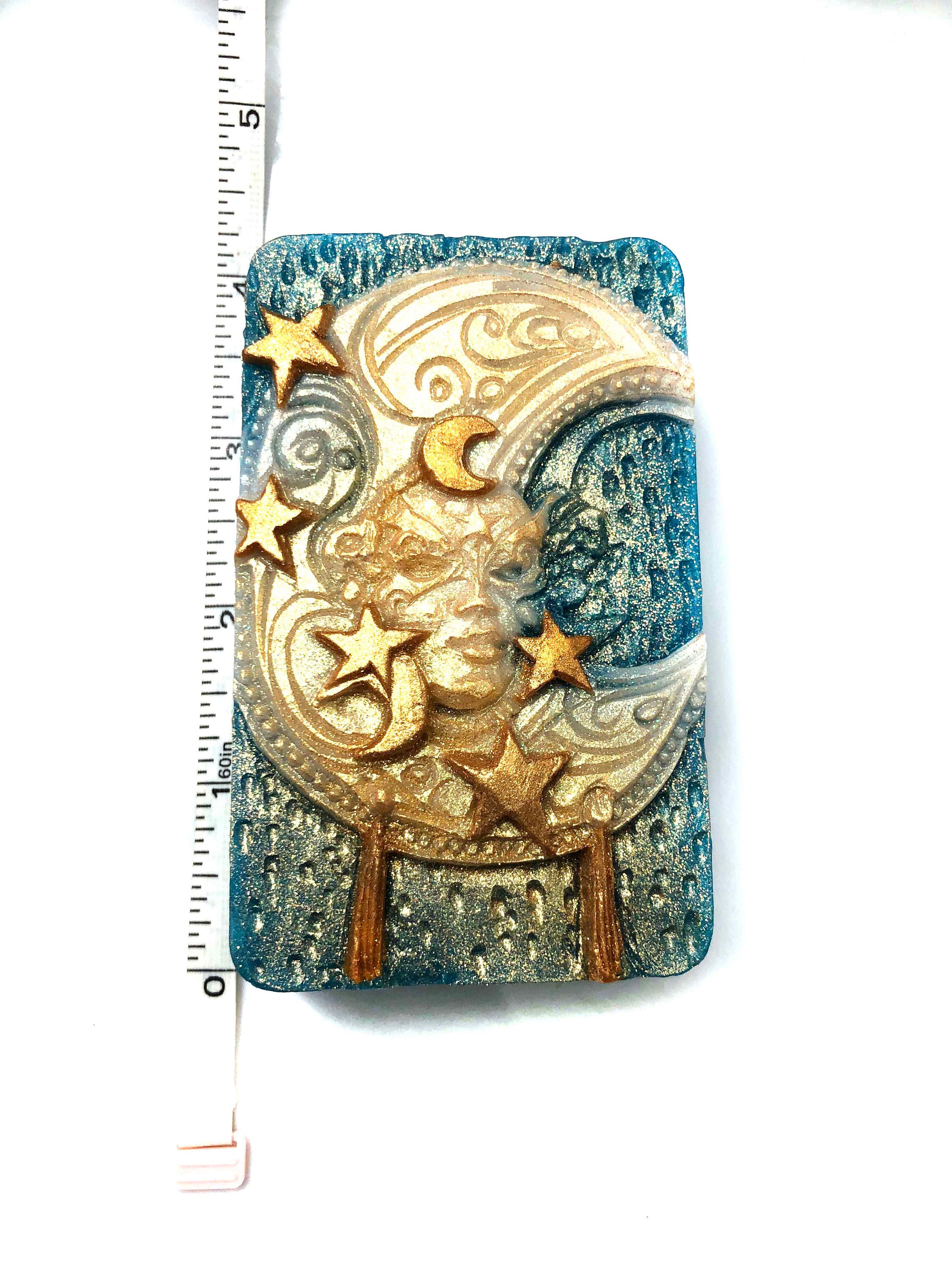 Moon Soap Celestial Soap Moon Goddess Glitter Soap Gift | Etsy