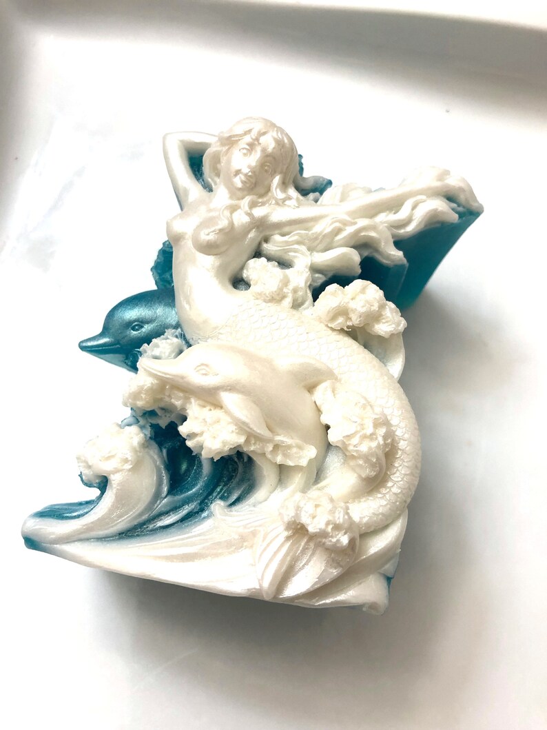 Mermaid Soap Mermaid Beach House Decor Shaped Soap Gift for | Etsy