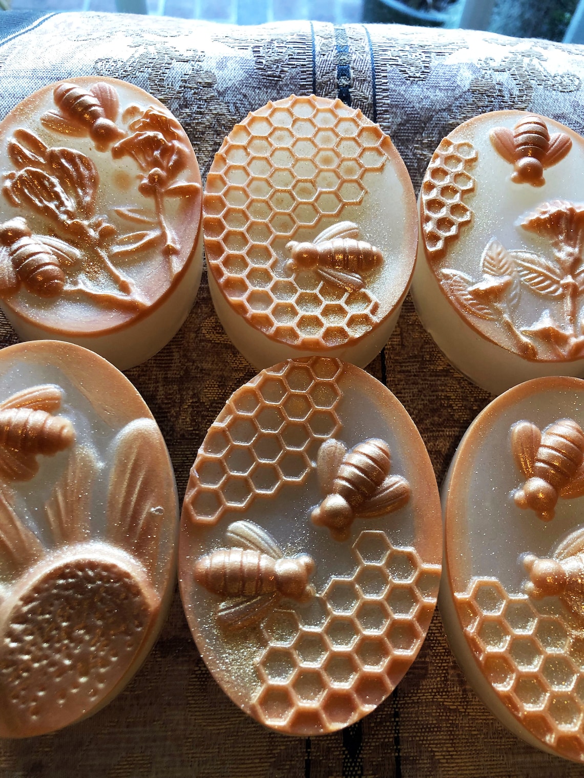 Bee Soap Oval Honey Bee Soap Honey Bee Decor Mother's | Etsy