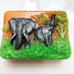 Elephant Soap, Handmade Soap, Safari Soap, Endangered Elephant, Gift ...