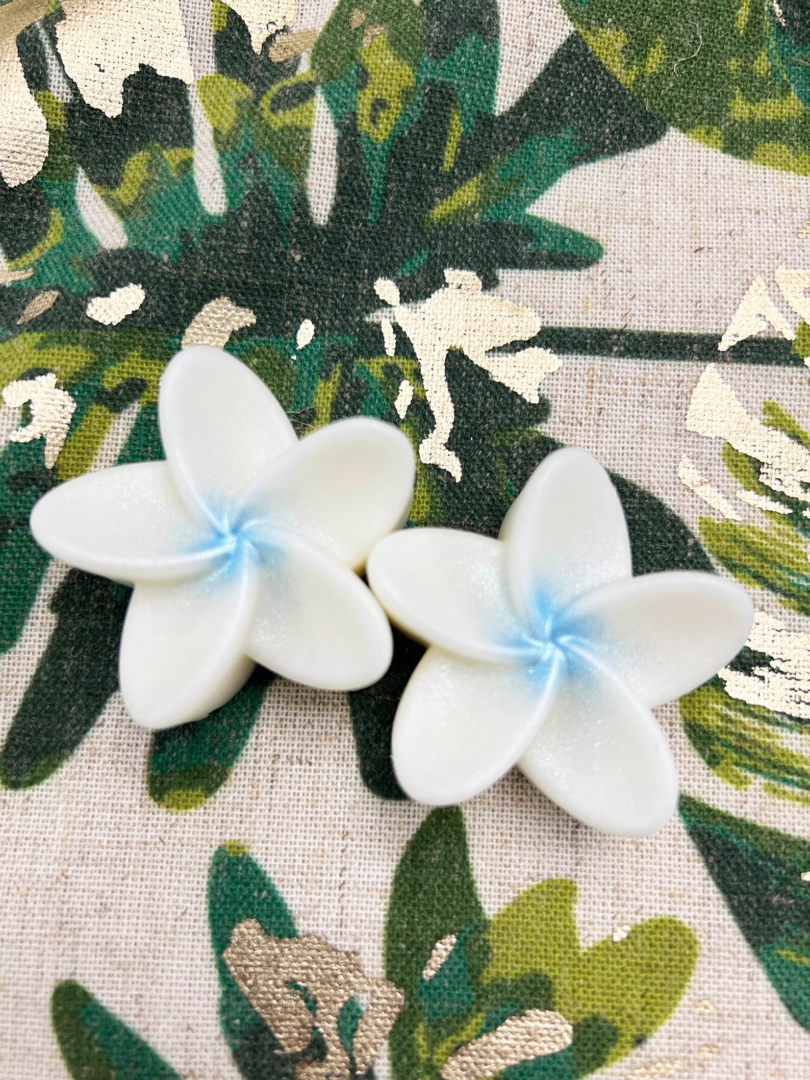 Plumeria Mini Soap Set: Hawaiian Decor for Your Tropical Bathroom, Luau ...