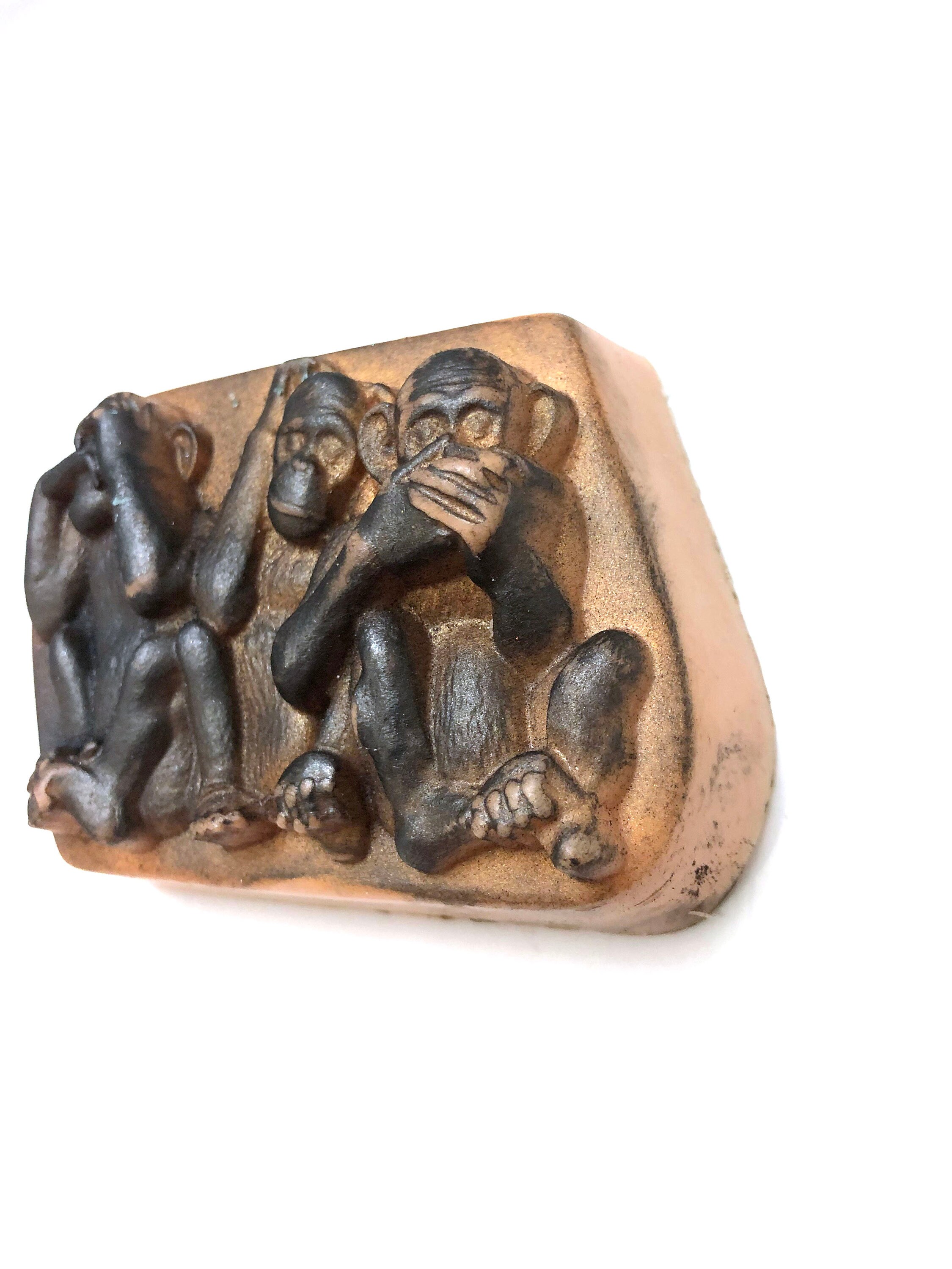 Three Wise Monkeys Soap, Guest Soap, See No Evil, Hear No Evil, Speak ...