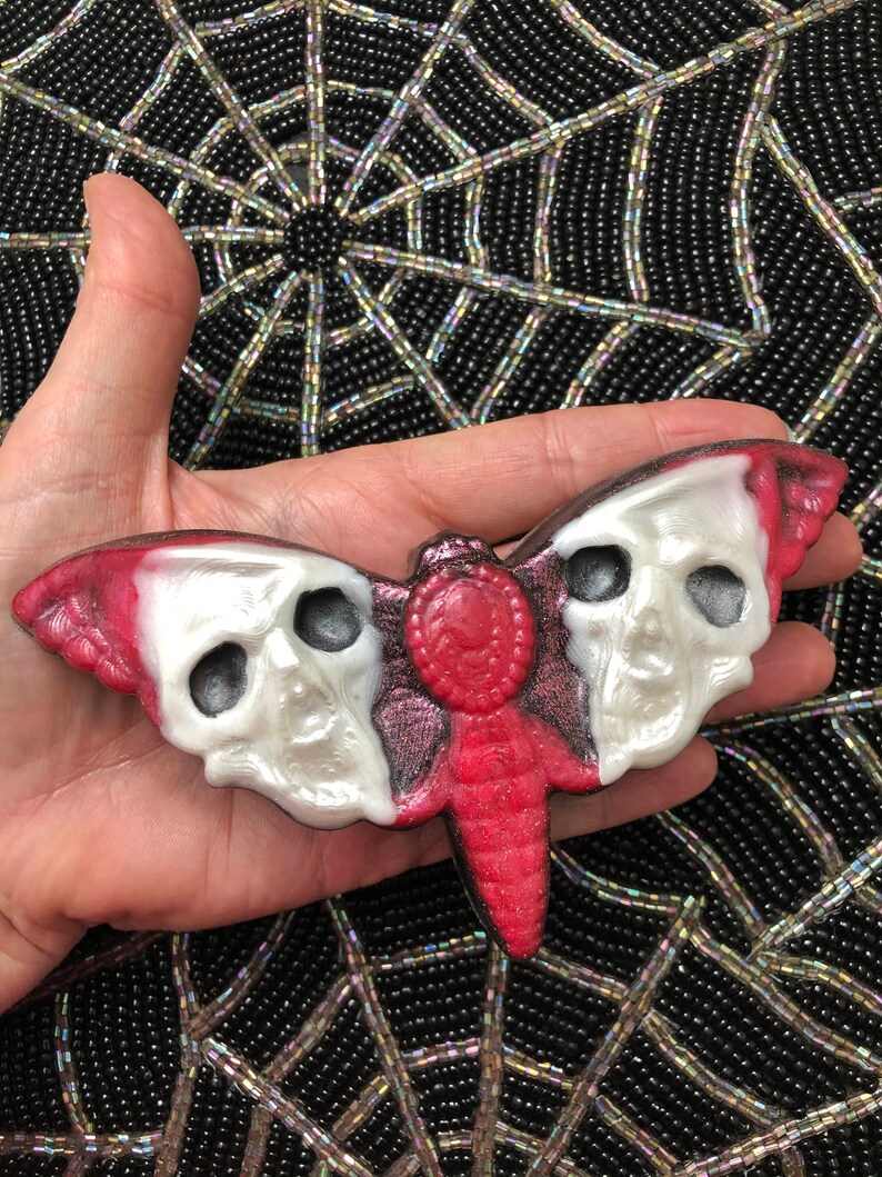 Spooky Moth Soap Skull Moth Goth Moth - Etsy UK