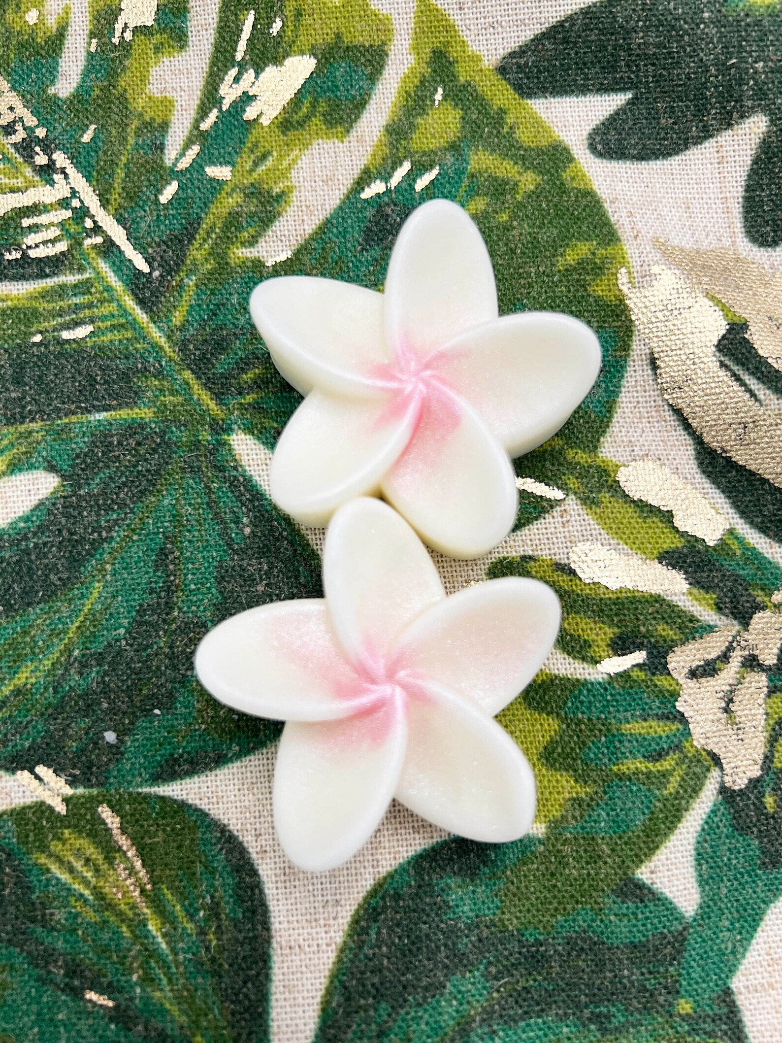 Plumeria Mini Soap Set: Hawaiian Decor for Your Tropical Bathroom, Luau ...