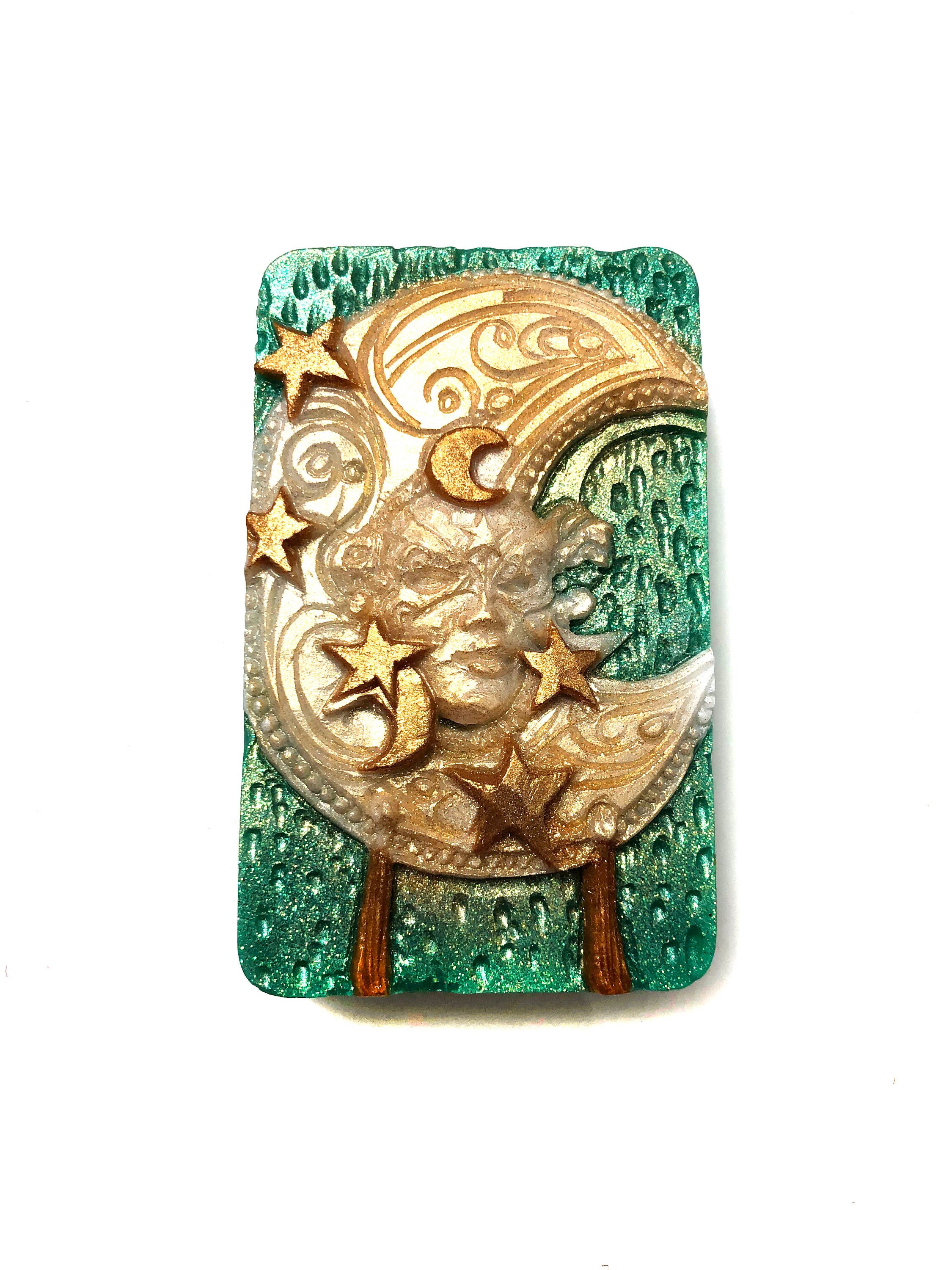 Moon Soap Celestial Soap Moon Goddess Glitter Soap Gift | Etsy