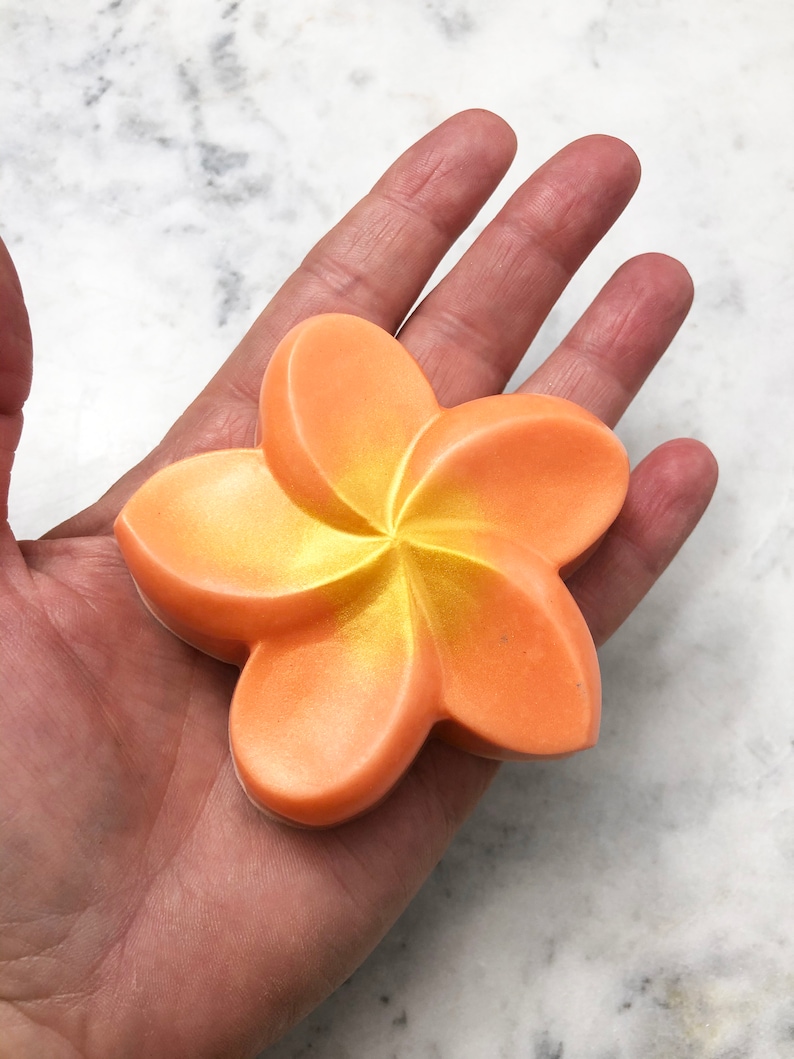 Plumeria Soap, Hawaiian Soap, Tropical Decor, Frangipani, Polynesian ...