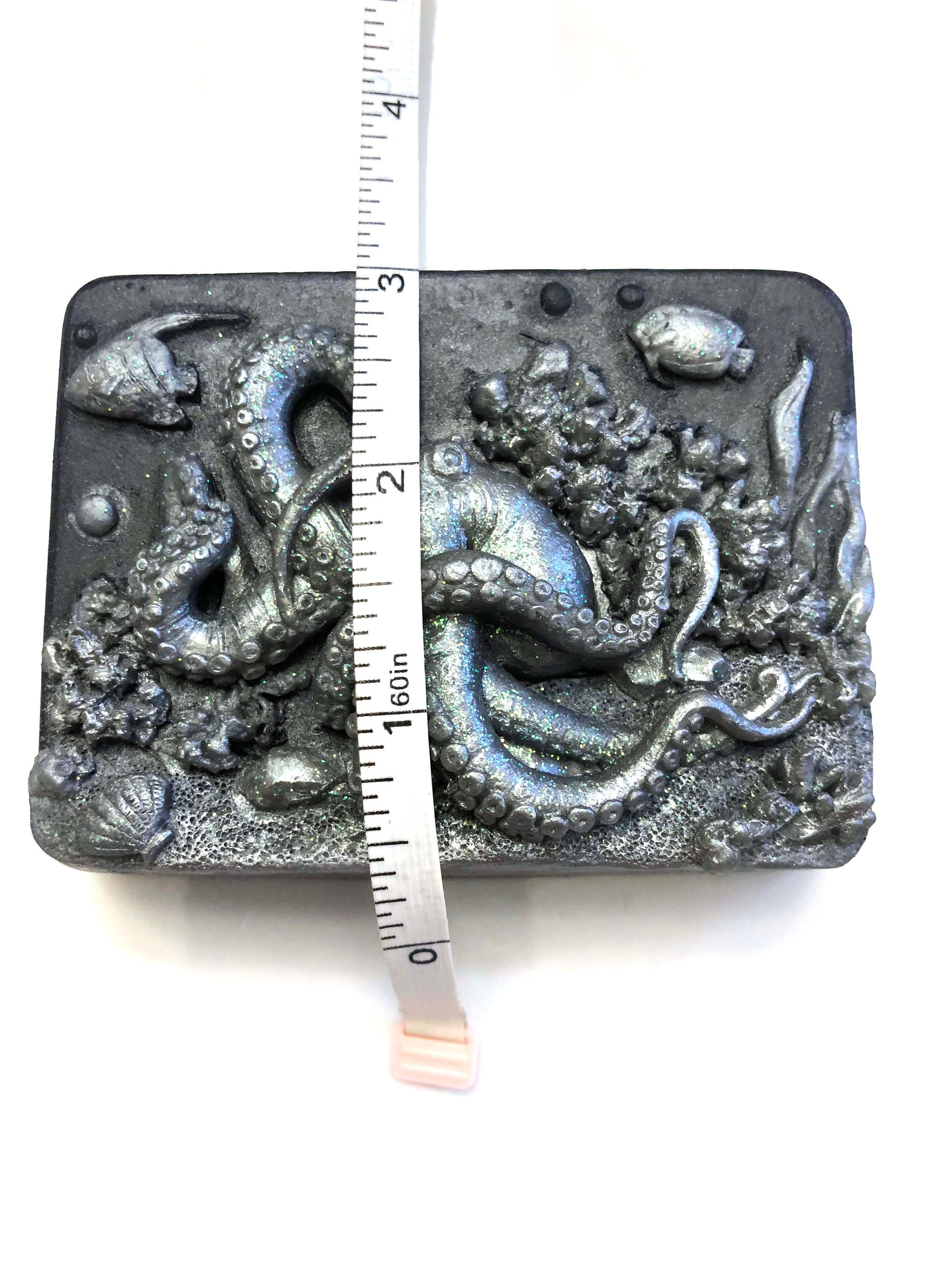 Octopus Soap Octopus Silver Shimmer Custom Scented Soap | Etsy