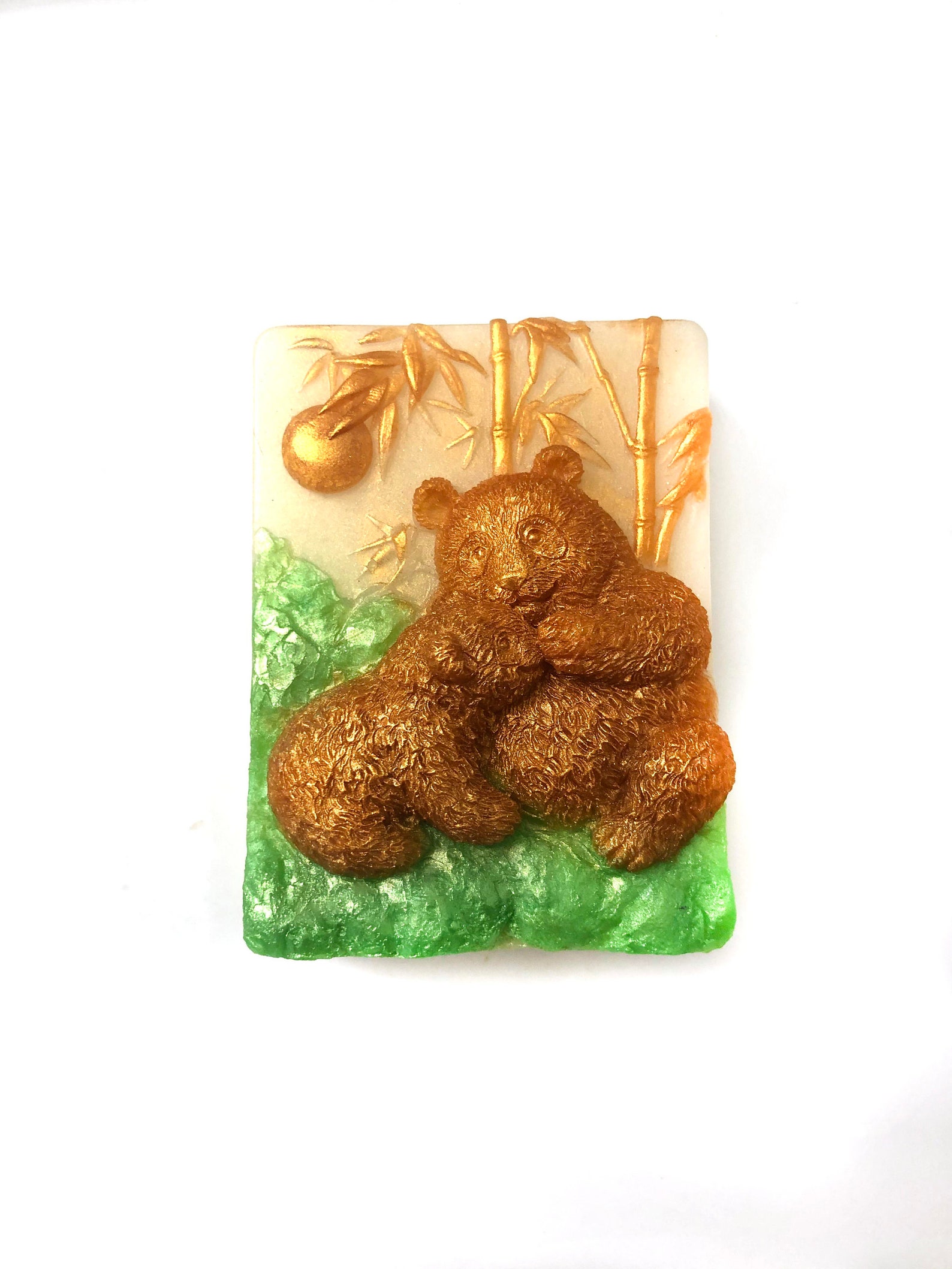 Panda Soap, Panda Bear, Bar Soap, Chinese Decor, Golden Panda ...