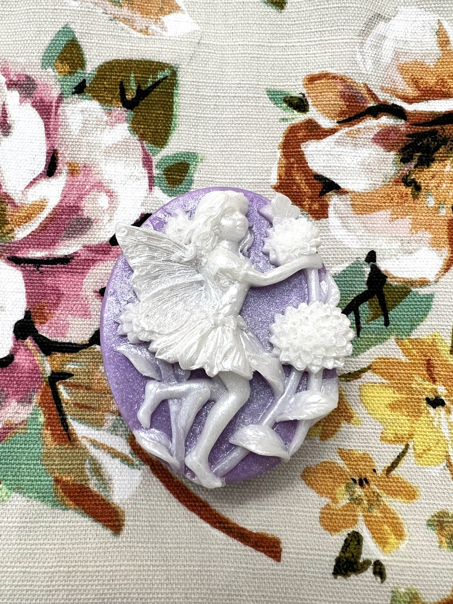 Fairy Soap, Fairy Decor, Chrysanthemum Fairy, Fairy Garden Gifts, Oval ...