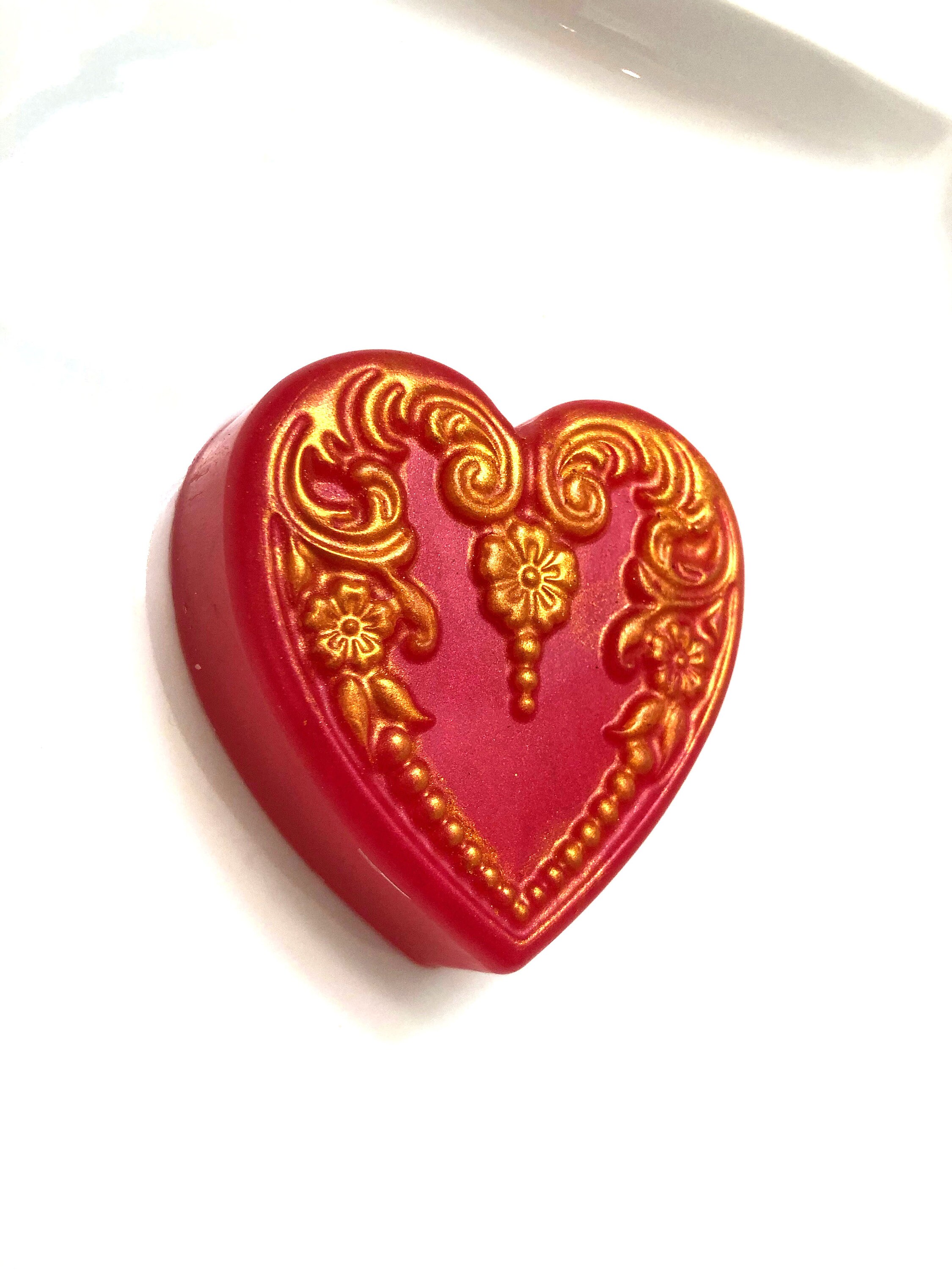 Heart Soap Handmade Soap Heart Valentine Heart Gift Soap | Etsy
