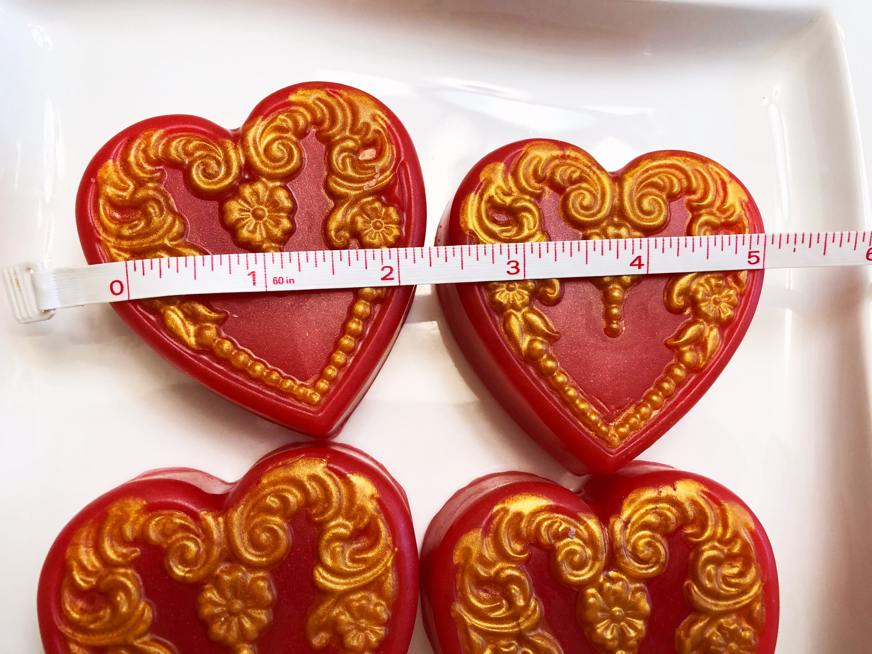 Heart Soap Handmade Soap Heart Valentine Heart Gift Soap | Etsy