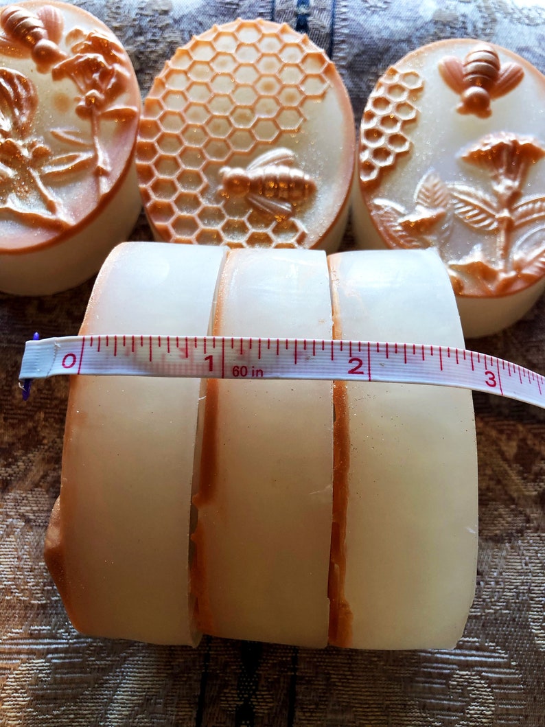 Bee Soap Oval Honey Bee Soap Honey Bee Decor Mother's | Etsy