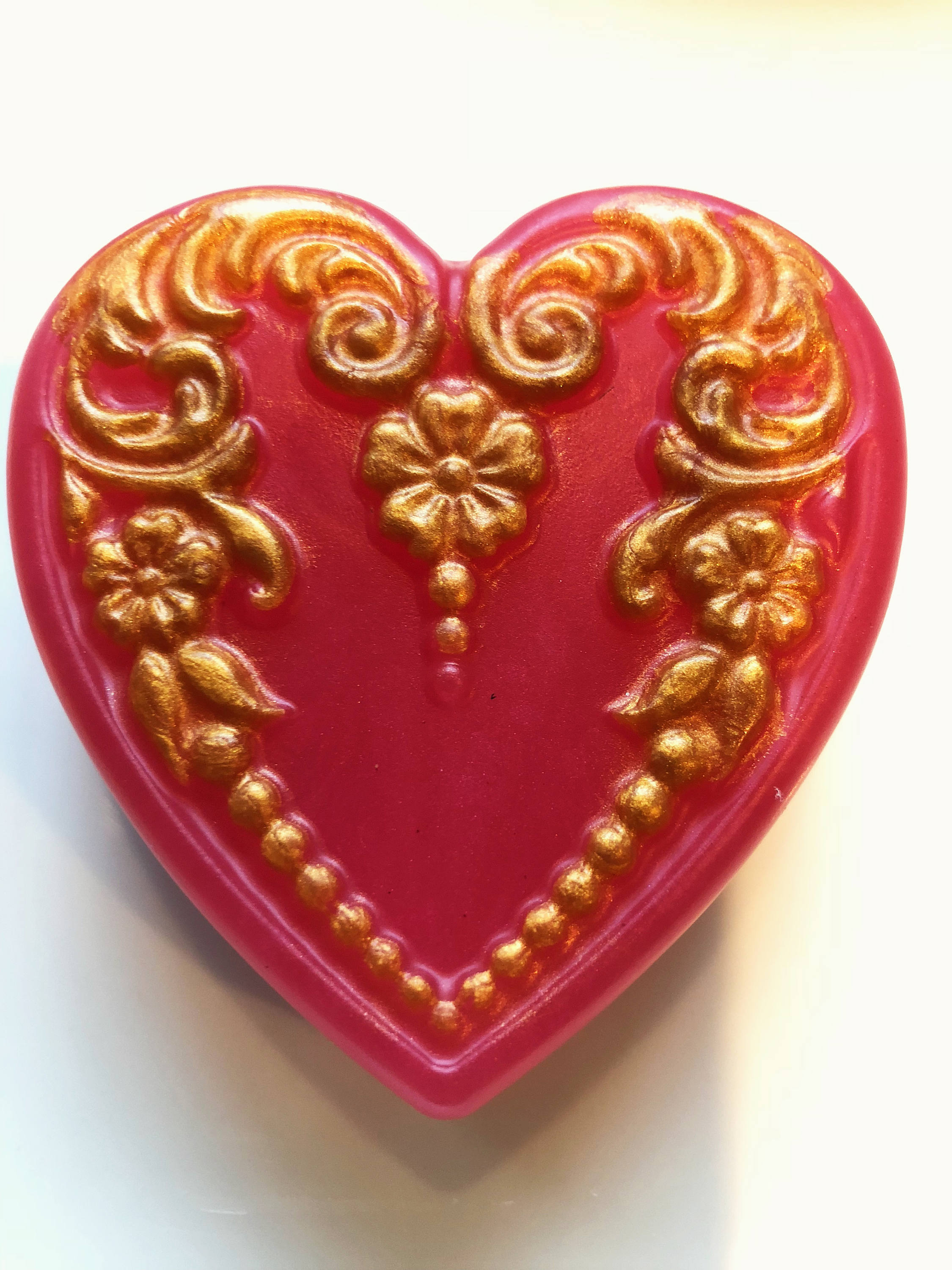 Heart Soap Handmade Soap Heart Valentine Heart Gift Soap | Etsy