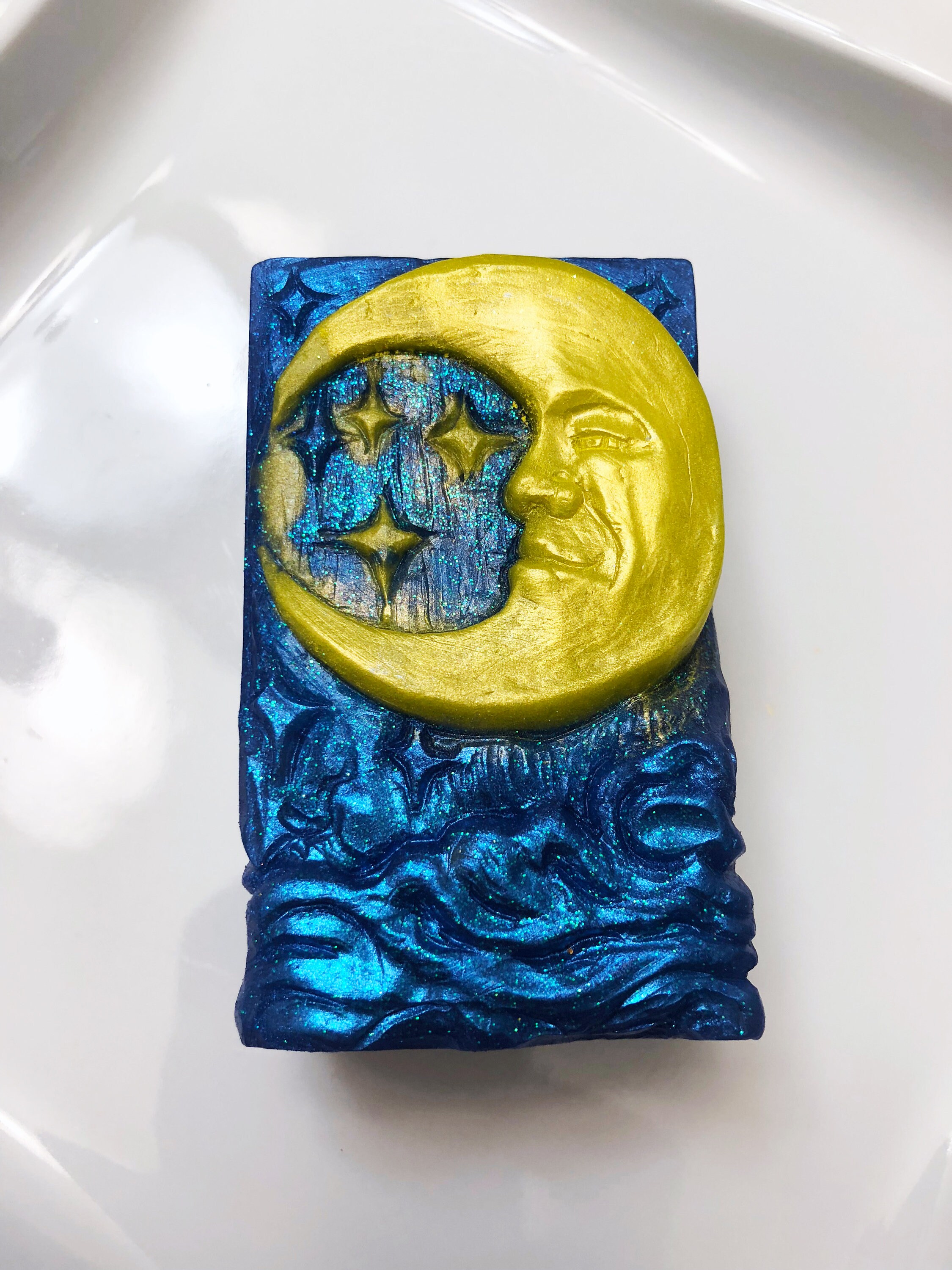 Moon Soap Lunar Soap Celestial Soap Crescent Moon Moon and | Etsy