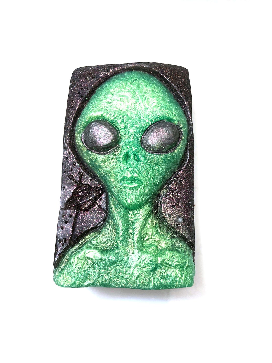 Alien Soap, Galaxy Soap, UFO Flying Saucer, Sci-fi Bath Decor, Space ...