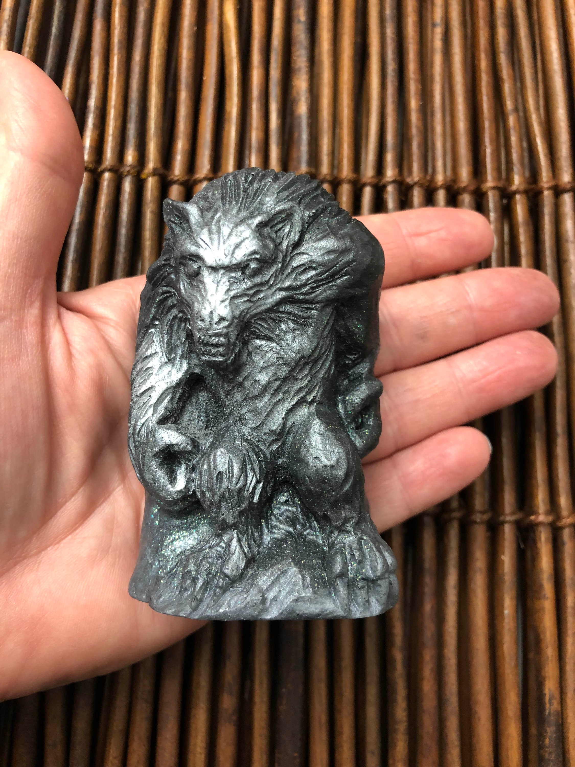 Werewolf Soap Fenrir Halloween Soap Rabid Wolf Glitter | Etsy