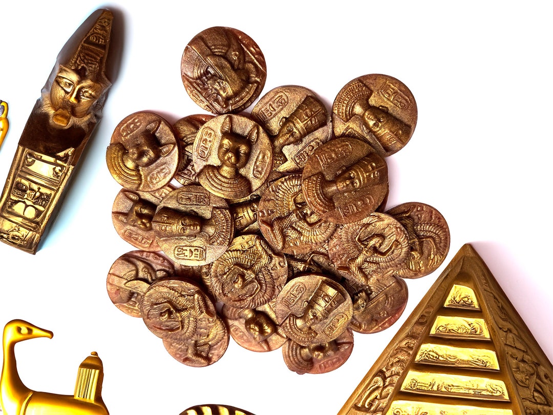Egyptian Soap Coins - Perfect for Egyptian Decor and DIY Projects, 4 ...