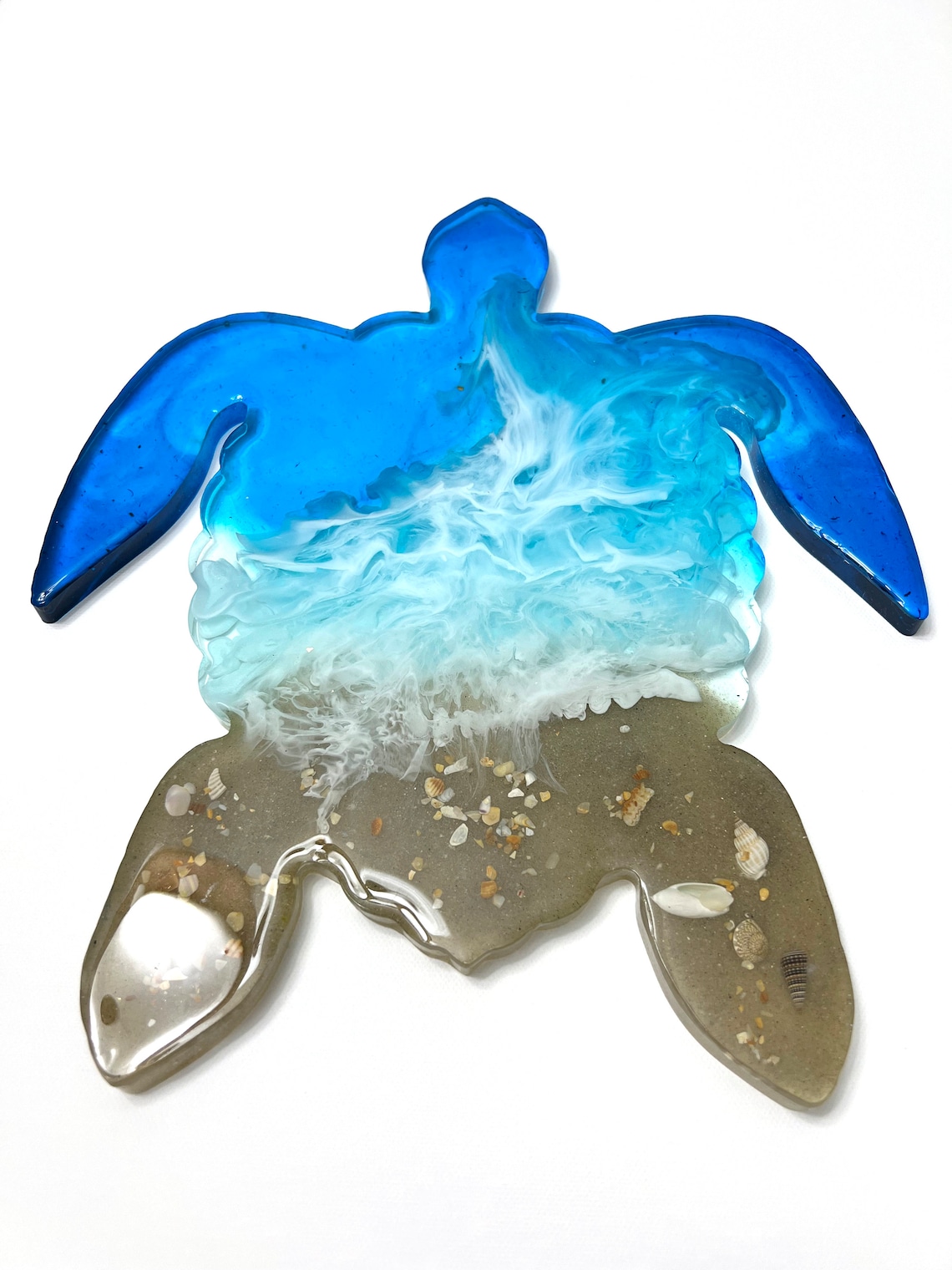 Sea Turtle Resin Tray, Turtle Gifts, Ocean Scene Resin Gifts, Beach ...
