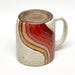 Colorful Rainbow Wave Mug on Dark Clay 4 - Etsy