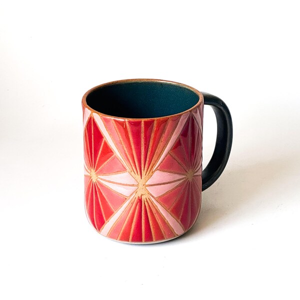 Geometric Mug - Etsy