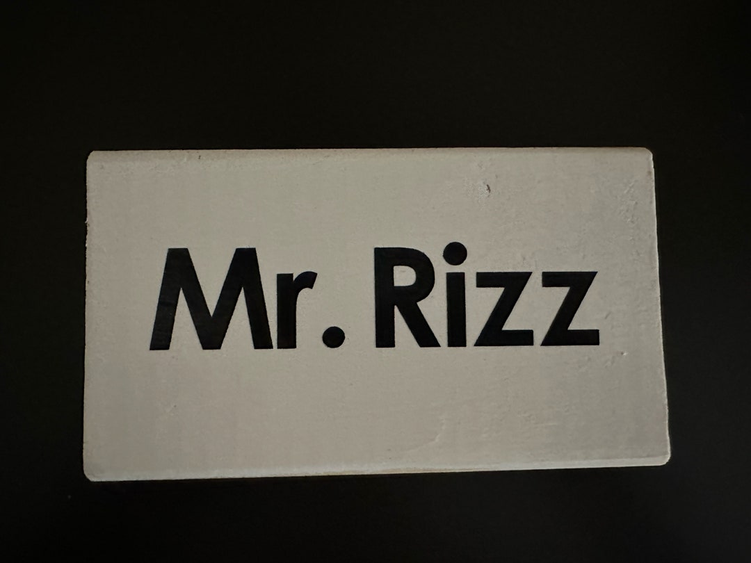 Trending Gift for Teenage: Mr. Rizz Bedroom Sign - Etsy