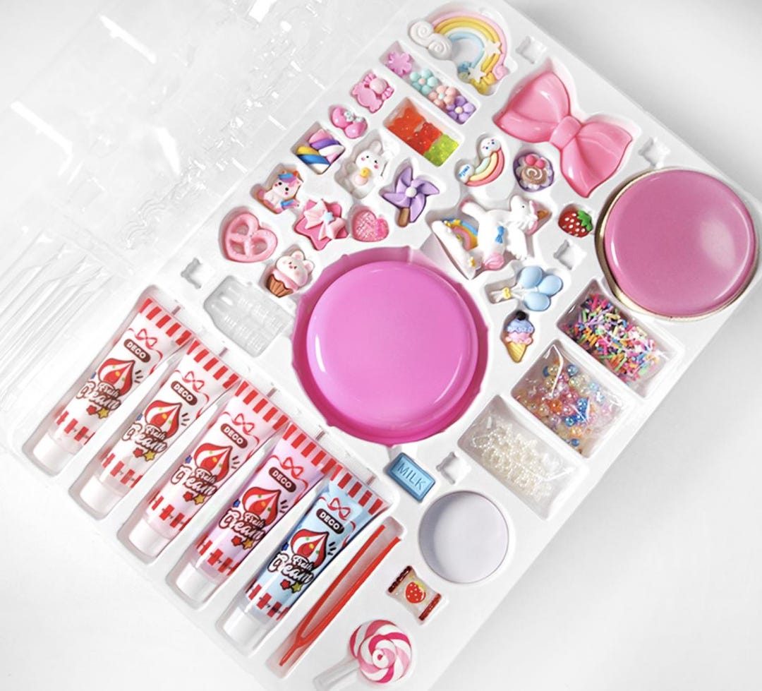 Decoden Craft Set 3-in-1 With Decoden Cream and Kawaii Charms // Music ...