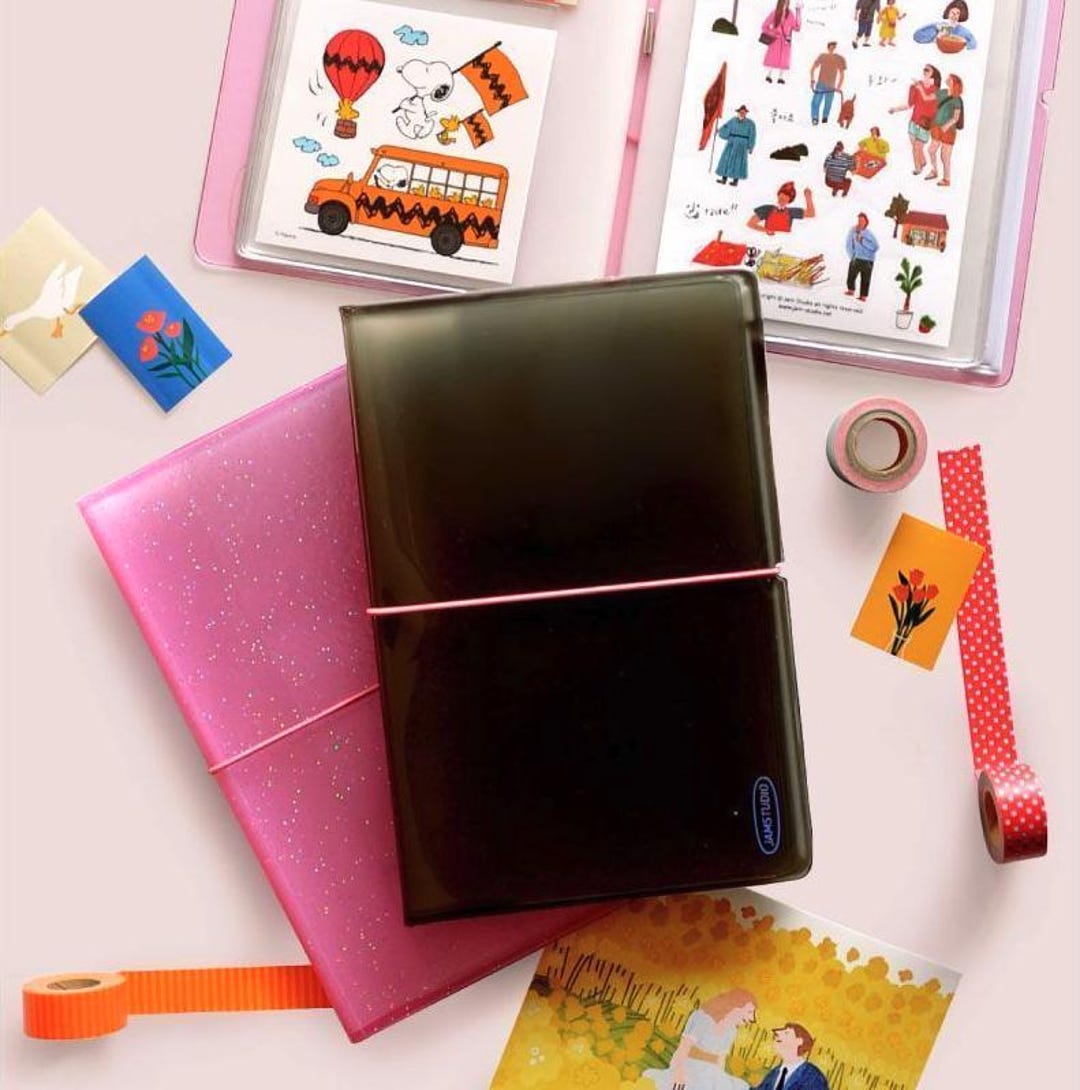 Sticker Organization Book // Jam Sticker Book Pocket Sticker Organizer ...