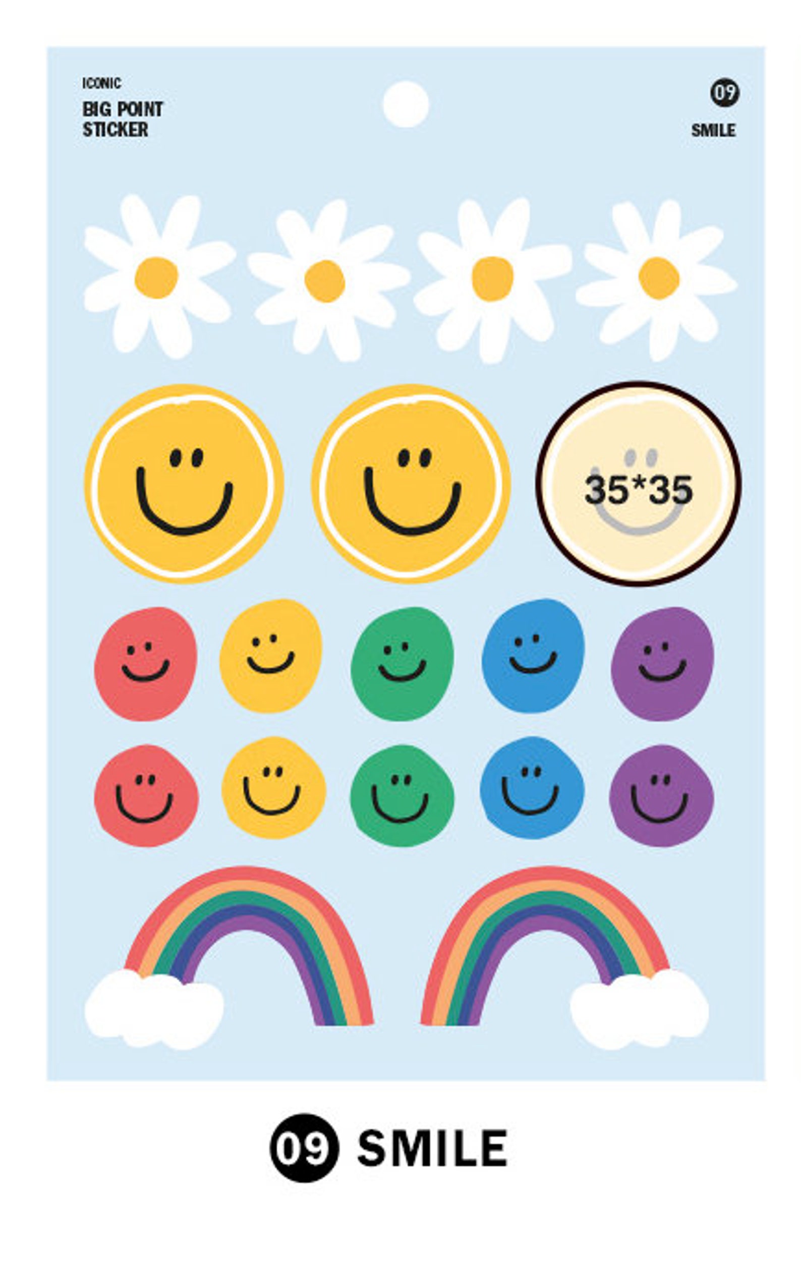 Big Point Removable Stickers by ICONIC - Etsy