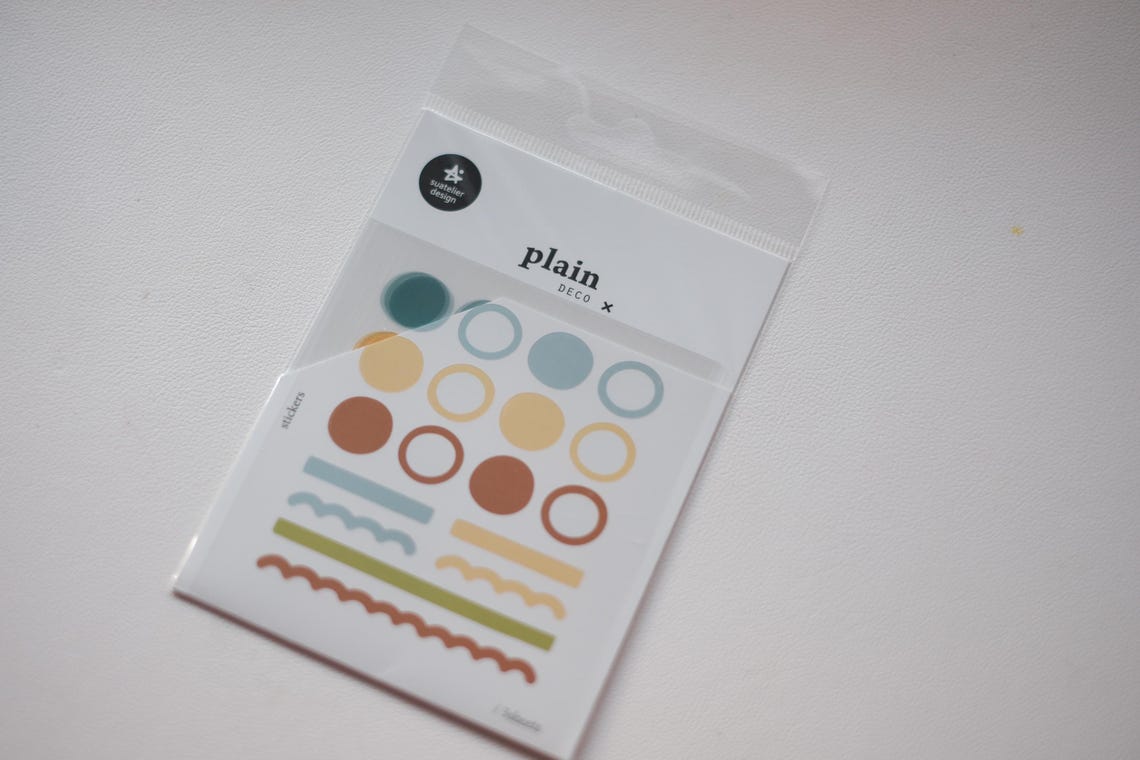 Korean Planner Stickers / Suatelier Stickers Plain Deco Stickers for ...