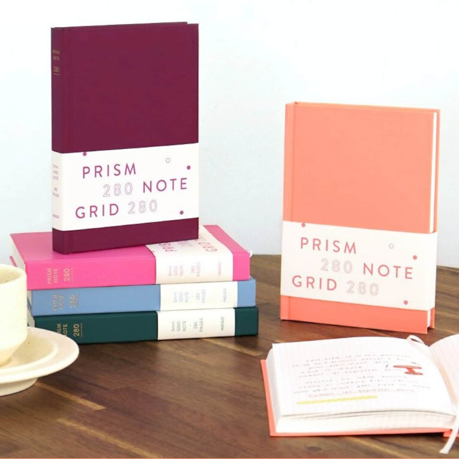 Indigo Grid Layflat Notebook: Korean Stationery Journal - Prism B6 - Etsy