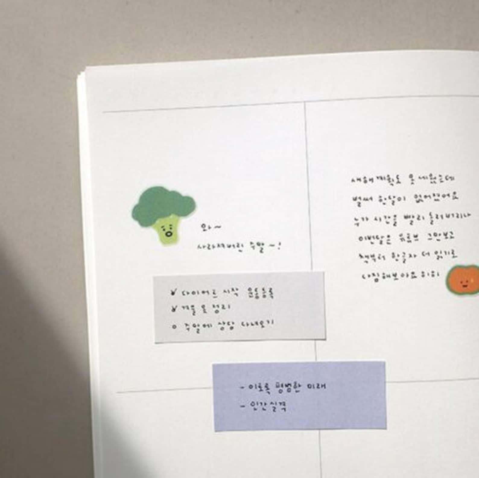 Color Block Sticky Note Set - Suatelier Design Aesthetic Sticky Memo ...