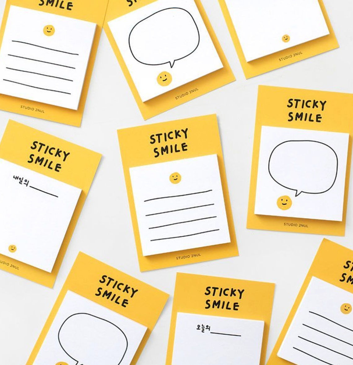 Smiley Face Sticky Notes / Sticky Smile Note / Cute Smiley Face Sticky ...