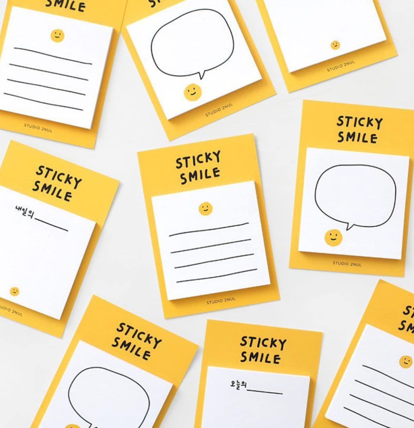 Smiley Face Sticky Notes / Sticky Smile Note / Cute Smiley Face Sticky ...