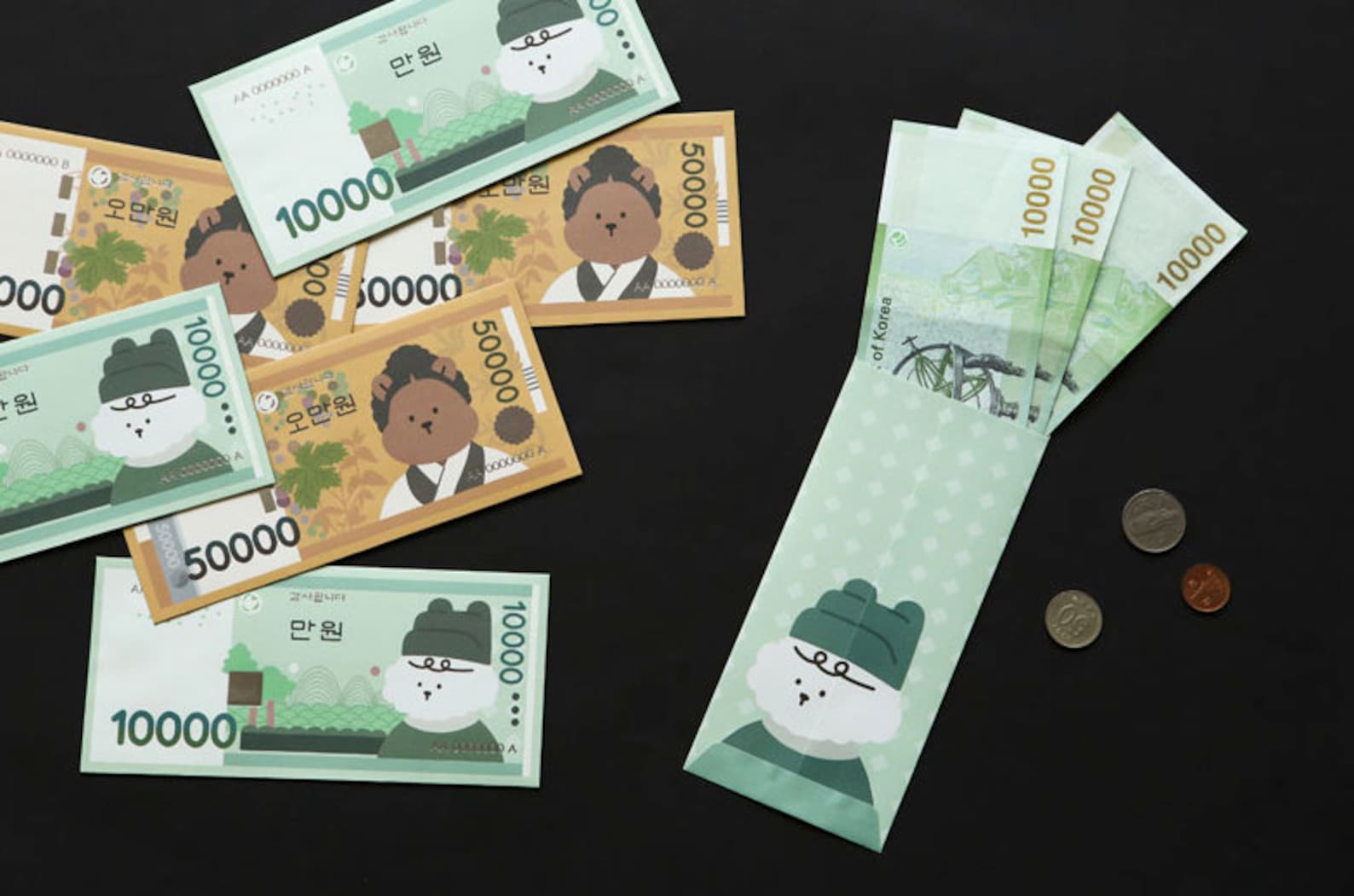 Cute Money Envelopes / Korean New Years Money Envelopes for Lunar New ...