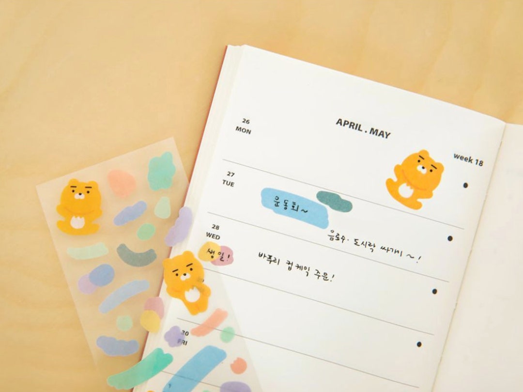 Kakao Friends Stickers / Officially Licensed Kakao Friends Confetti ...