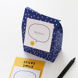 Smiley Face Sticky Notes / Sticky Smile Note / Cute Smiley Face Sticky ...