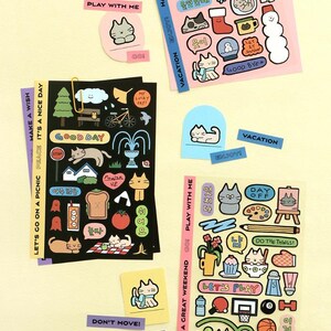 Doodle Sticker Pack ICONIC / Removable Stickers for Journaling ...