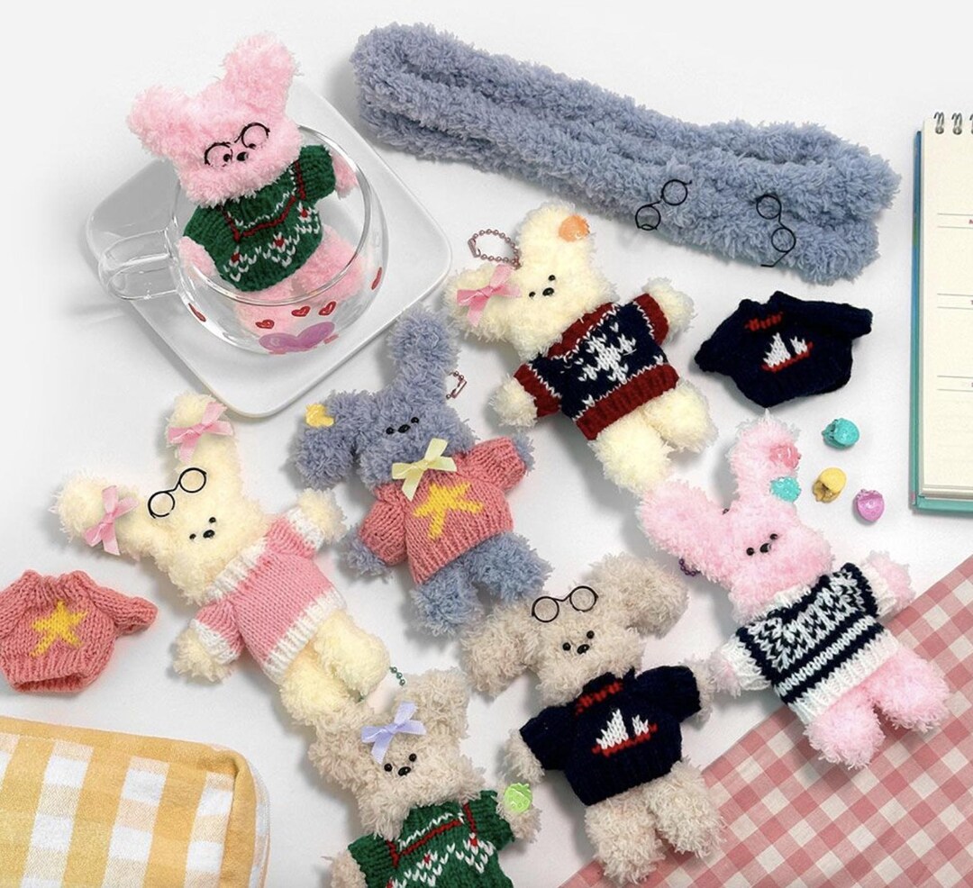 DIY Moru Doll Sweater Kit // Pipe Cleaner Keychain Craft Kit / DIY Pipe ...