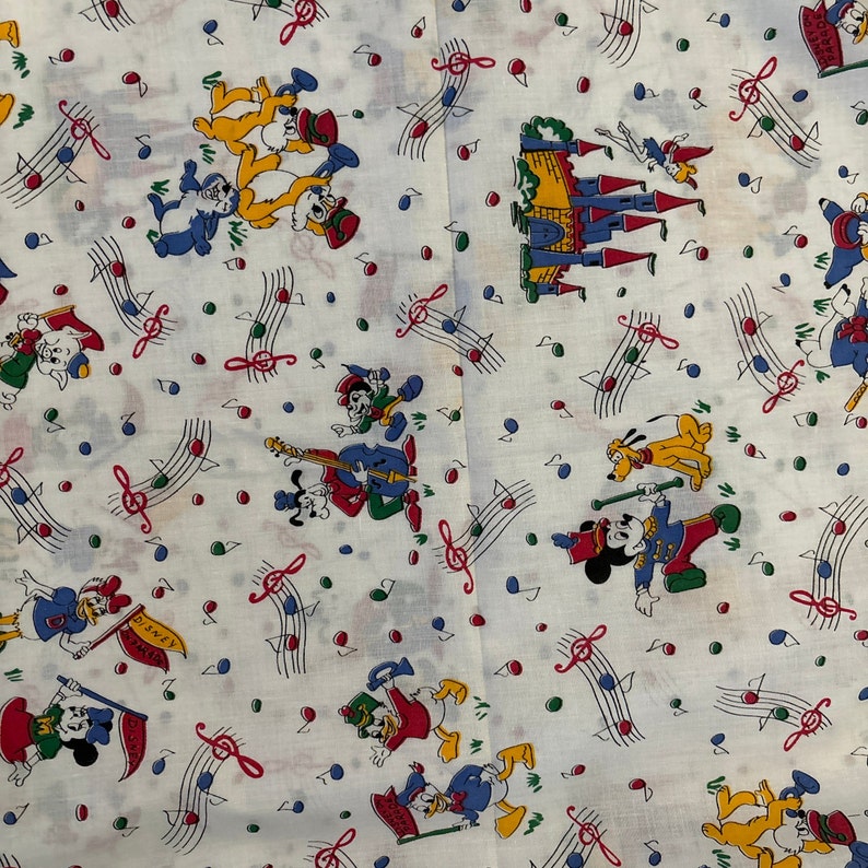 Vintage Disney Fabric - Etsy