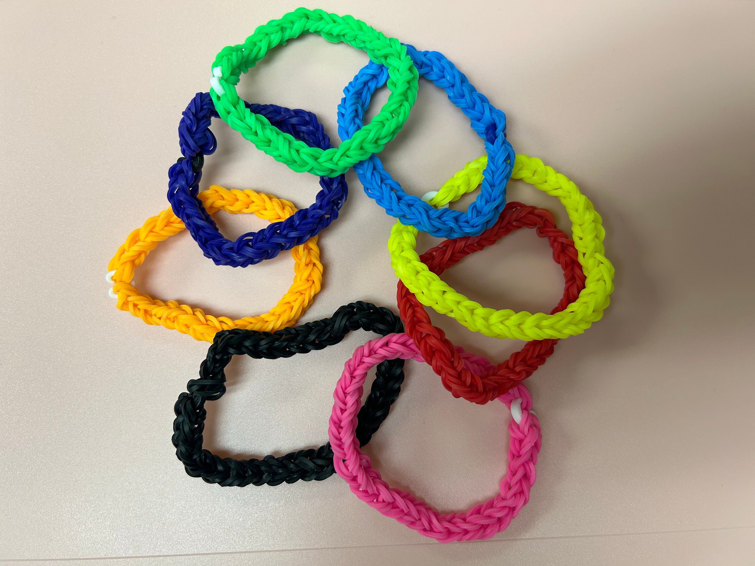 Custom Rubber Band Friendship Bracelets - Etsy