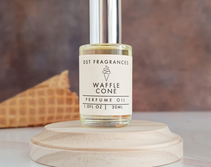 Waffle Cone Perfume | Gourmand, Dessert | Organic| Perfume Oil - Etsy