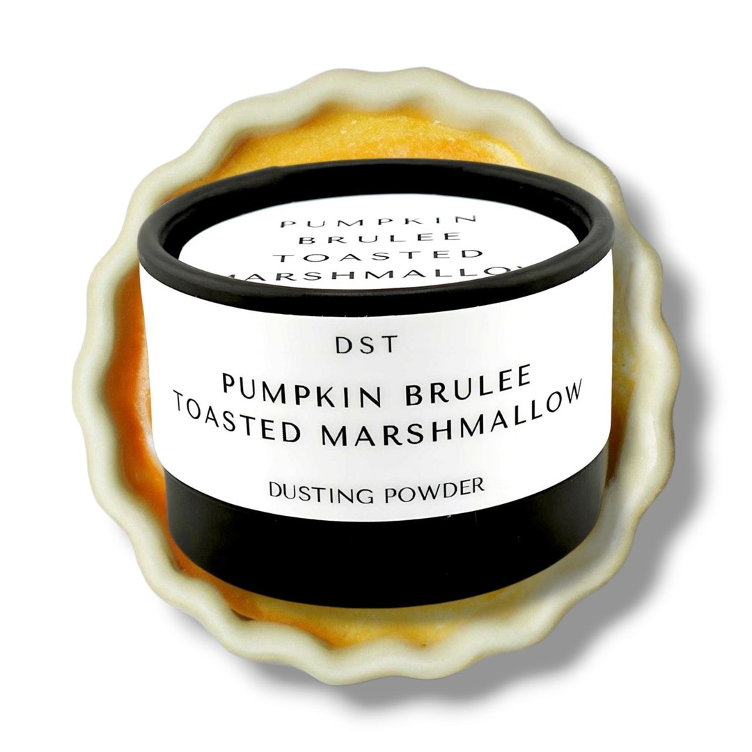 Pumpkin Brulee & Toasted Marshmallow Body Powder zero Waste - Etsy