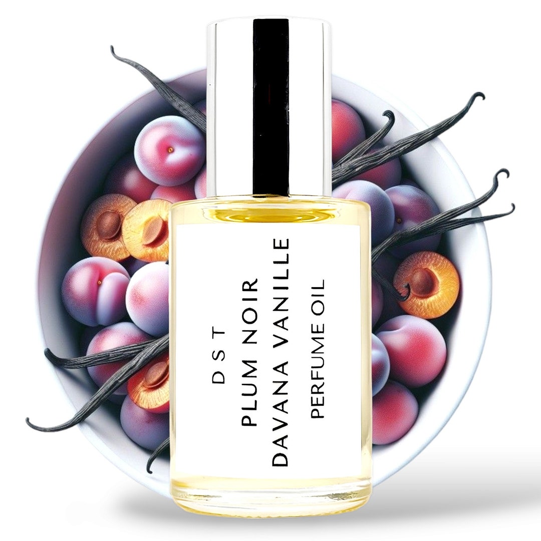 Plum Noir & Davana Vanille Perfume Oil Roll-on - Etsy