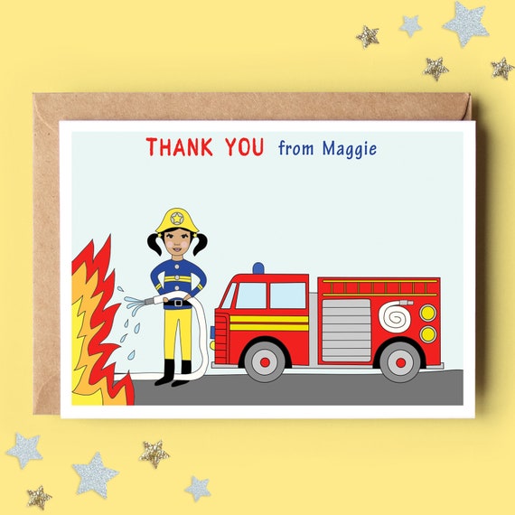 Fire Department Thank You Cards