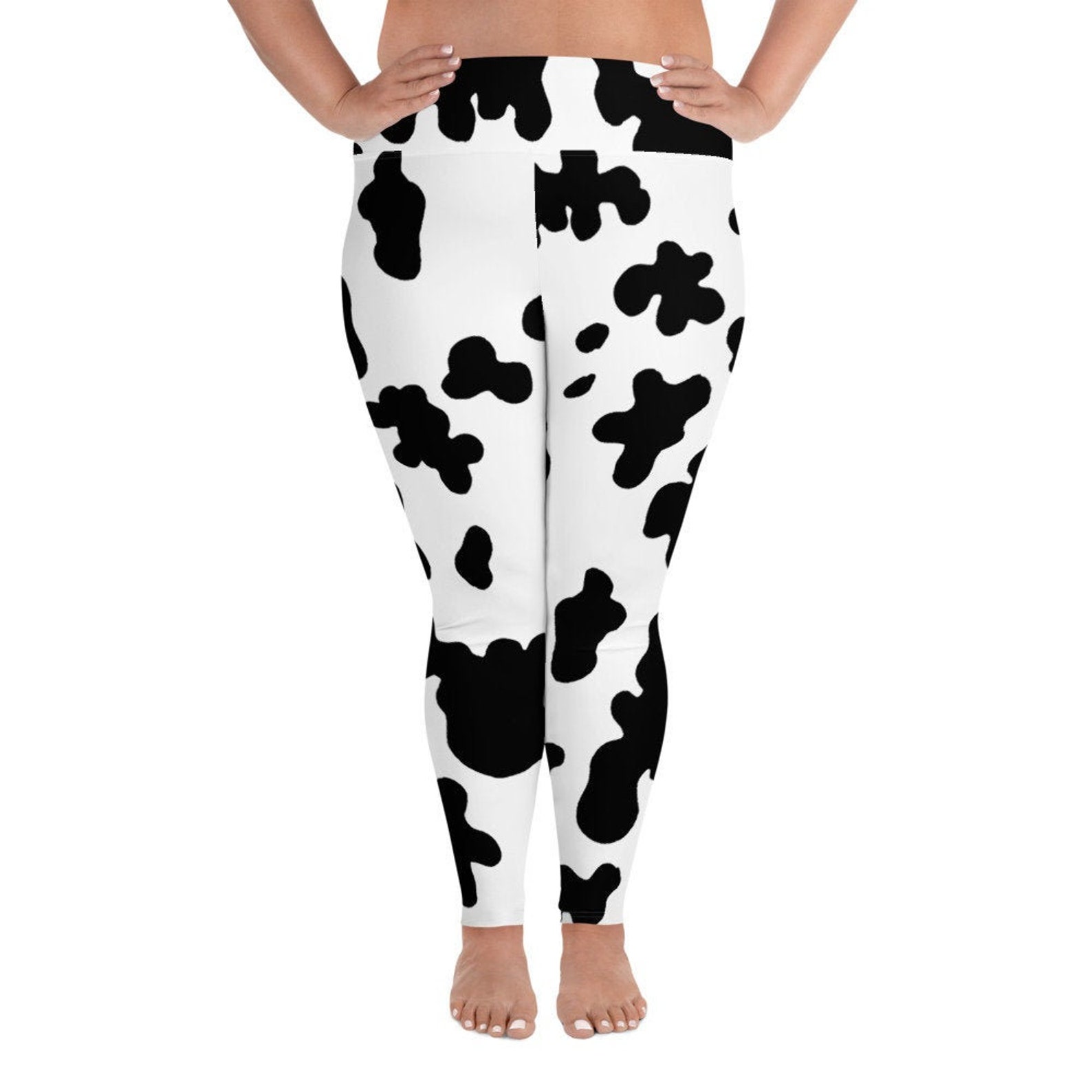 Moo Cow Plus Size Leggings | Etsy
